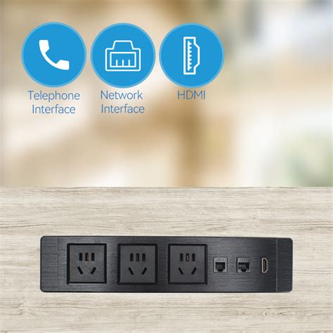 Recessed Retractable Power Strip Aluminum Power Socket Strip Power Strip With Usb C Recessed