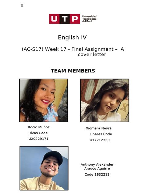 Ac S17 Week 17 Final Assignment A Cover Letter Part 1 Proy Pdf
