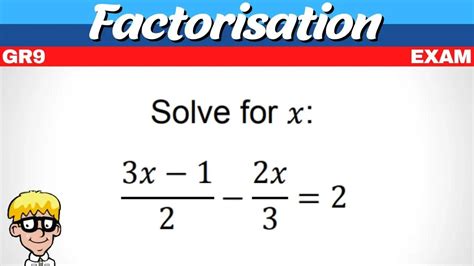 Exam Linear Equations Grade 9
