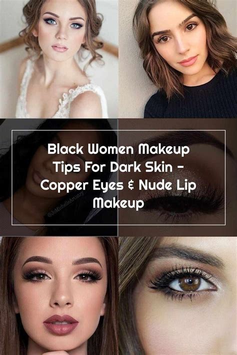 Hairstyles And Makeup Black Women Makeup Tips For Dark Skin Copper