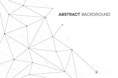 Plexus Line Network Background Vector Abstract Geometric Technology