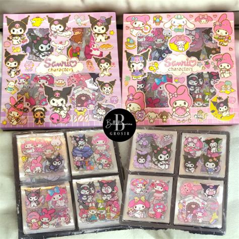 Jual Stiker Sanrio Senmu 2d Isi 100 Lembar Original Melody Kurumi Aesthetic Sanro Melody100