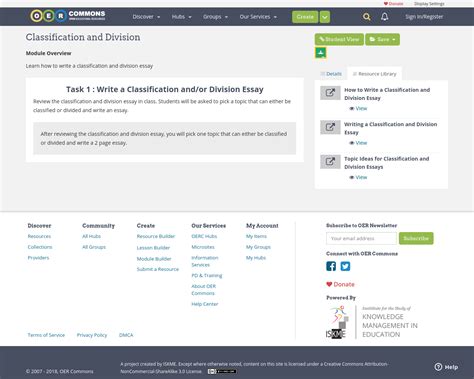 Classification And Division Oer Commons