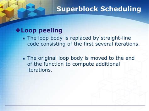 ppt trace scheduling superblock scheduling and hyperblock
