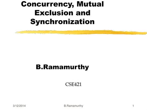 PPT Concurrency Mutual Exclusion And Synchronization PowerPoint Presentation ID
