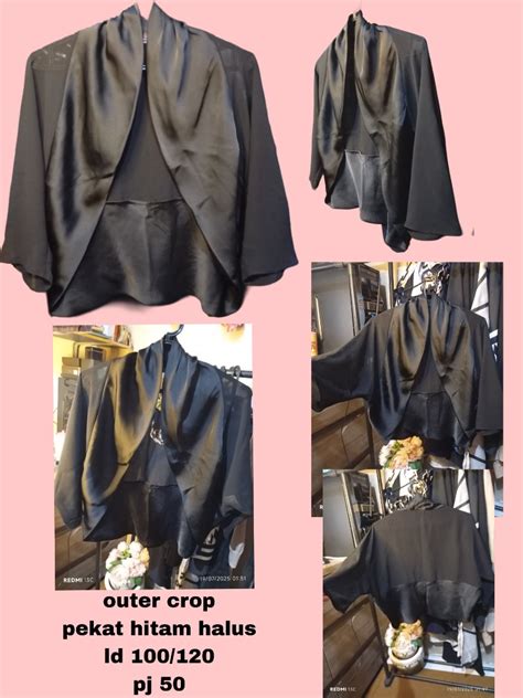 Auter Crop Fesyen Wanita Pakaian Wanita Atasan Di Carousell