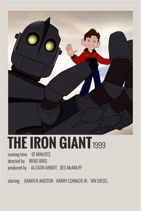 The Iron Giant By Maja The Iron Giant Movie Posters Minimalist Good