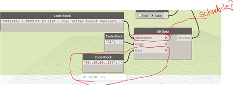 Exporting Schedule Excel Revit Dynamo