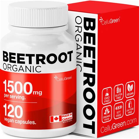 Organic Beetroot 1500mg Cellugreen
