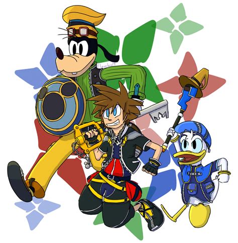 Sora Donald And Goofy By Flambo19 On Deviantart