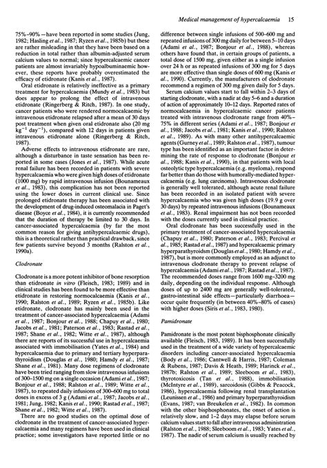 Medical Management Of Hypercalcaemia Pmc
