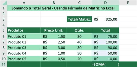 Funçãofórmula De Matriz No Excel O Que é Qual O Objetivo Cursos