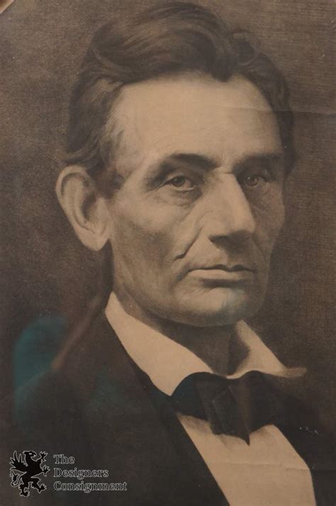 Antique 1894 Lithograph Print Portrait Abraham Lincoln Civil War