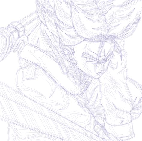 Dragon Ball Z SSJ Trunks Behance Dragon Ball Z SSJ Trunks Behance