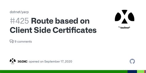 Route Based On Client Side Certificates · Issue 425 · Microsoft