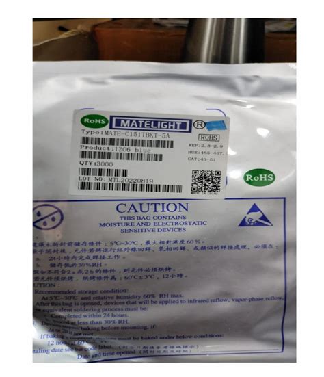 1206 Blue Smd Led At ₹ 03piece Grant Road Mumbai Id 2852920620730