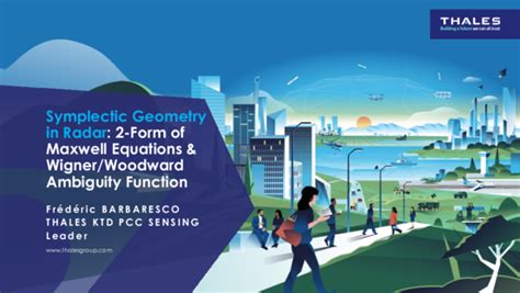 Pdf Symplectic Geometry In Radar 2 Form Of Maxwell Equations And Wigner Woodward Ambiguity