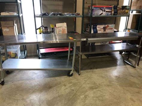 Stainless Steel Stackable Food Pass Thru Taylor Auction And Realty Inc