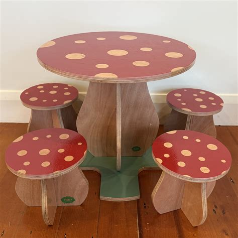 Toadstool Table And 4 Stools Imagine That Creations