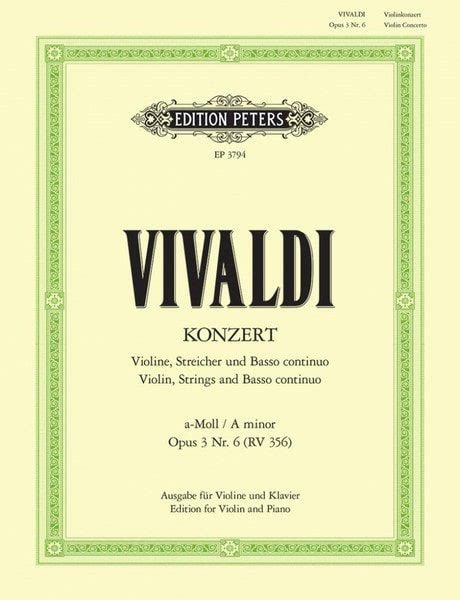 Vivaldi Concerto In A Minor Op3 No6 Caswells Strings Uk