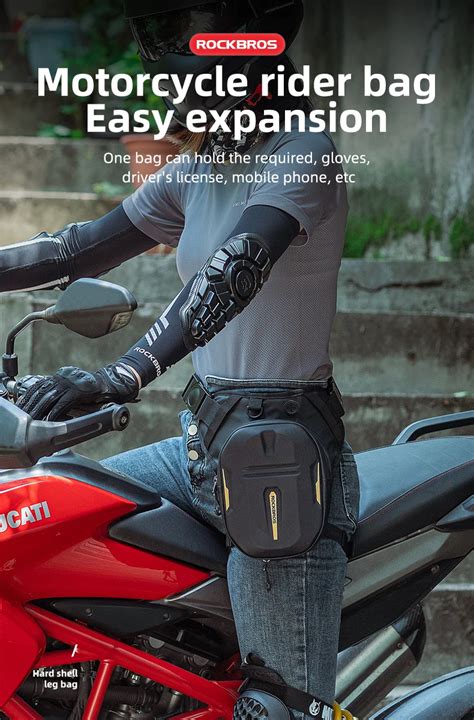 Rockbros Motorcycle Rider Leg Bag Durable And Easy To Carry