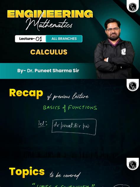 Engineering Mathematics Puneet Sir Lec 01 Pdf