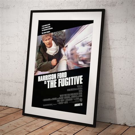 The Fugitive Movie Poster No1206 My The Fugitive Minimal Movie Poster