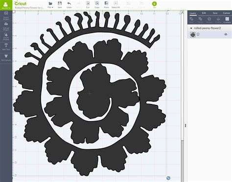 Printable Rolled Paper Flower Template