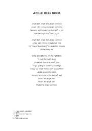 Jingle Bell Rock Worksheets