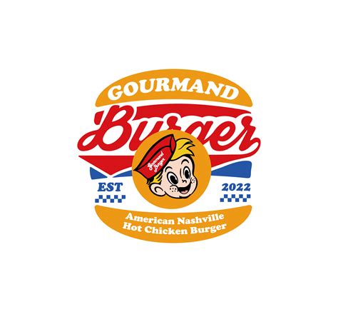 고맨드 버거 B컷 로고 디자인 포트폴리오 크몽