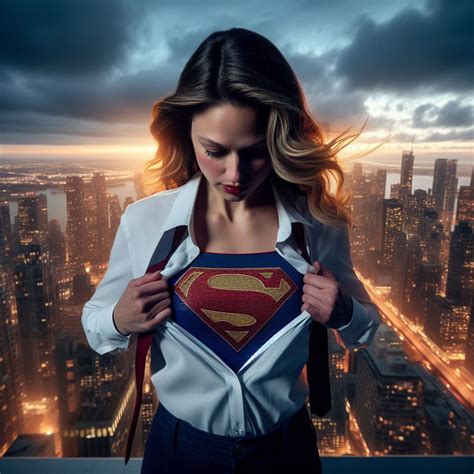 Supergirl Shirt Rip By Dangwood On Deviantart