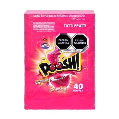 Arcor Poosh Tuttifrutti Dulcerías Candy