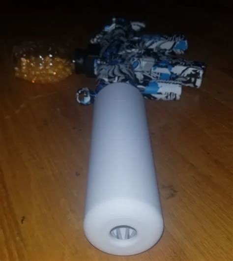 A Toy Suppressor For A Gel Ball Blaster By Pirate Download Free Stl