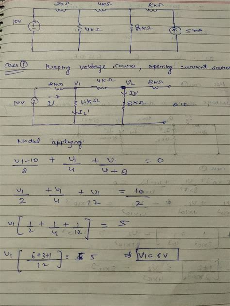 Solved Please Show Me How To Solve This Only Using Superposition Method Course Hero