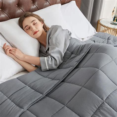 Cymula Weighted Blanket For Adults 15lbs 60x80 Queen Size Cooling