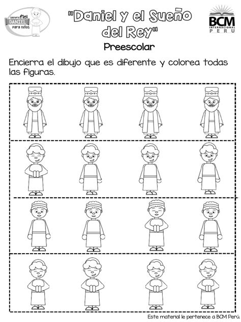 Actividades Para Niños Daniel Y Nabucodonosor Pdf