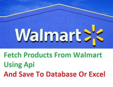 fetch products from walmart using api scrap walmart data by mrizwan789