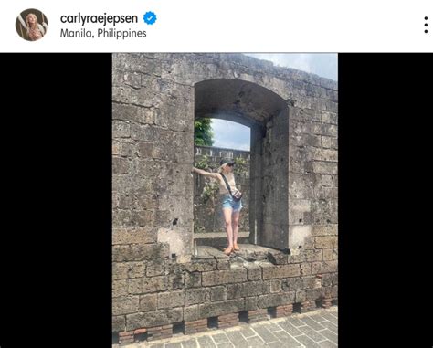 Carly Rae Jepsen Shares Her Fun Time In Exploring Intramuros Pageone