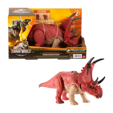 Dinosaurio De Juguete Mattel Jurassic World Diabloceratops Rugido
