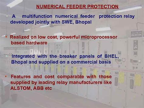 Microprocessor Based Power System Protection Numerical Relays 1