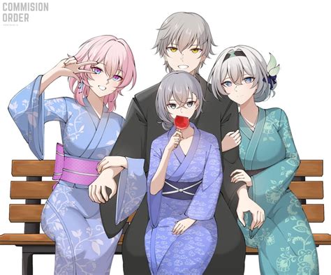 Trailblazer Firefly March 7th Caelus And Silver Wolf Honkai And 1