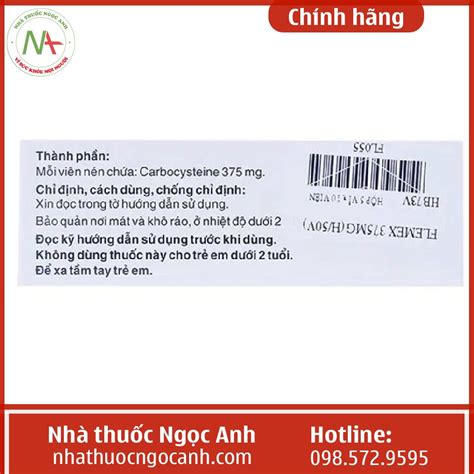 Thuốc Flemex 375mg Có Tác Dụng Gì Mua ở đâu Giá Bao Nhiêu