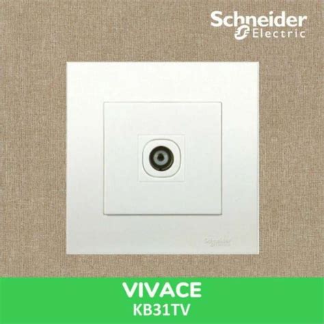 Jual Schneider Electric Vivace Stop Kontak 1 Gang Stop Kontak Tv Di Seller Gudang Lampu 10