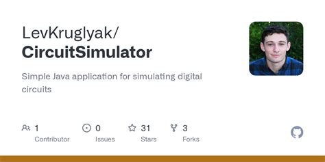 GitHub LevKruglyak CircuitSimulator Simple Java Application For Simulating Digital Circuits