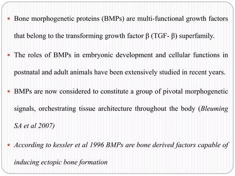 Bone Morphogenic Proteins Pptx