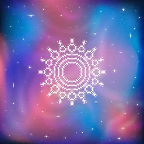 Free Vector Gradient Sun Outline Illustration