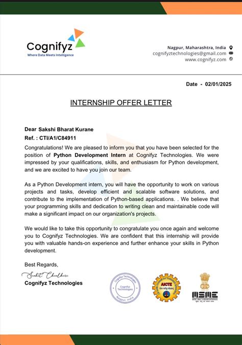 sakshi kurane on linkedin cognifyz cognifyz internship datascience