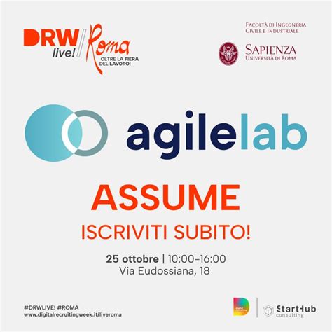 Drwlive Wearehiring Dataengineering Digitalrecruitingweek Drwlive Agile Lab