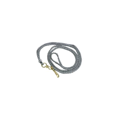 CordÓn Para Gafete Color Gris SablÓn Con 10 Piezas 306 1009
