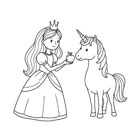 40 Coloriage Princesse Licorne à Imprimer Et à Rêver